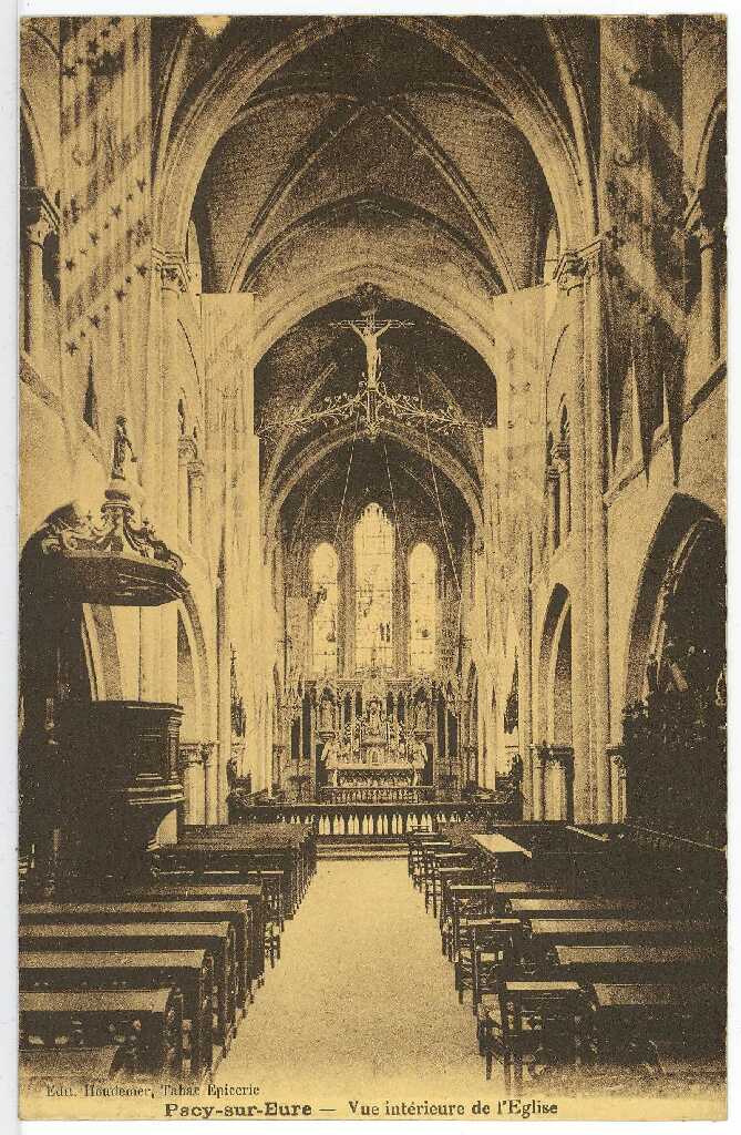 Ressource «Pacy-sur-Eure. Vue intérieure de l'Eglise.» - - Mnesys